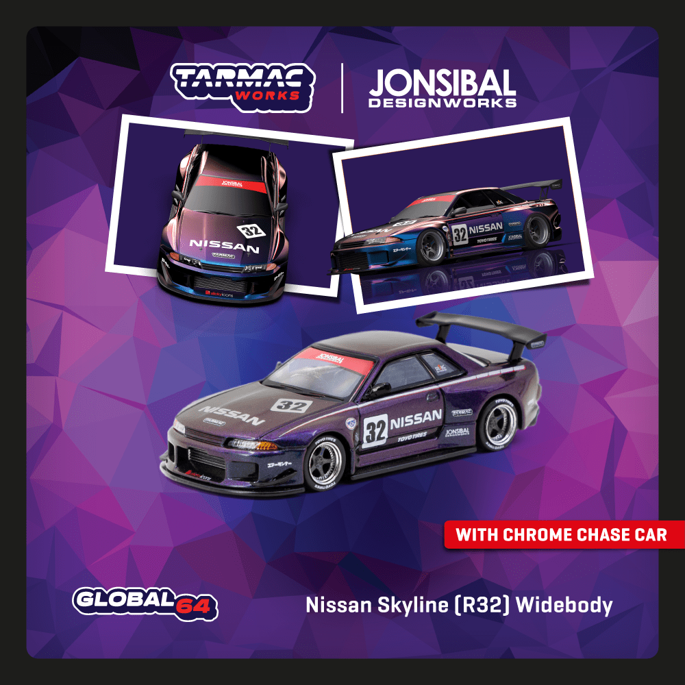 Tarmac Works Nissan Skyline R32 Widebody – Redline Diecast